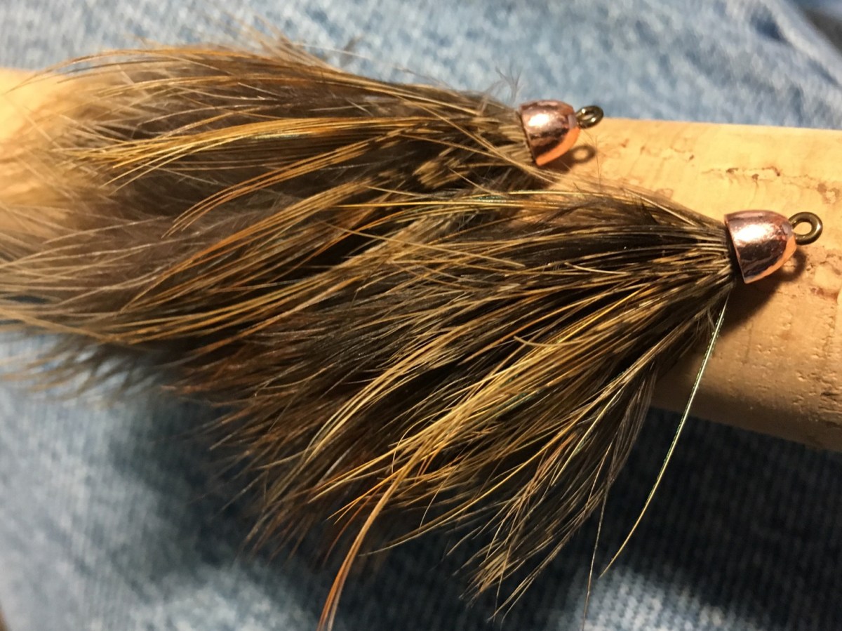 50 Pheasant Flies: Cone Head Marabou Streamer